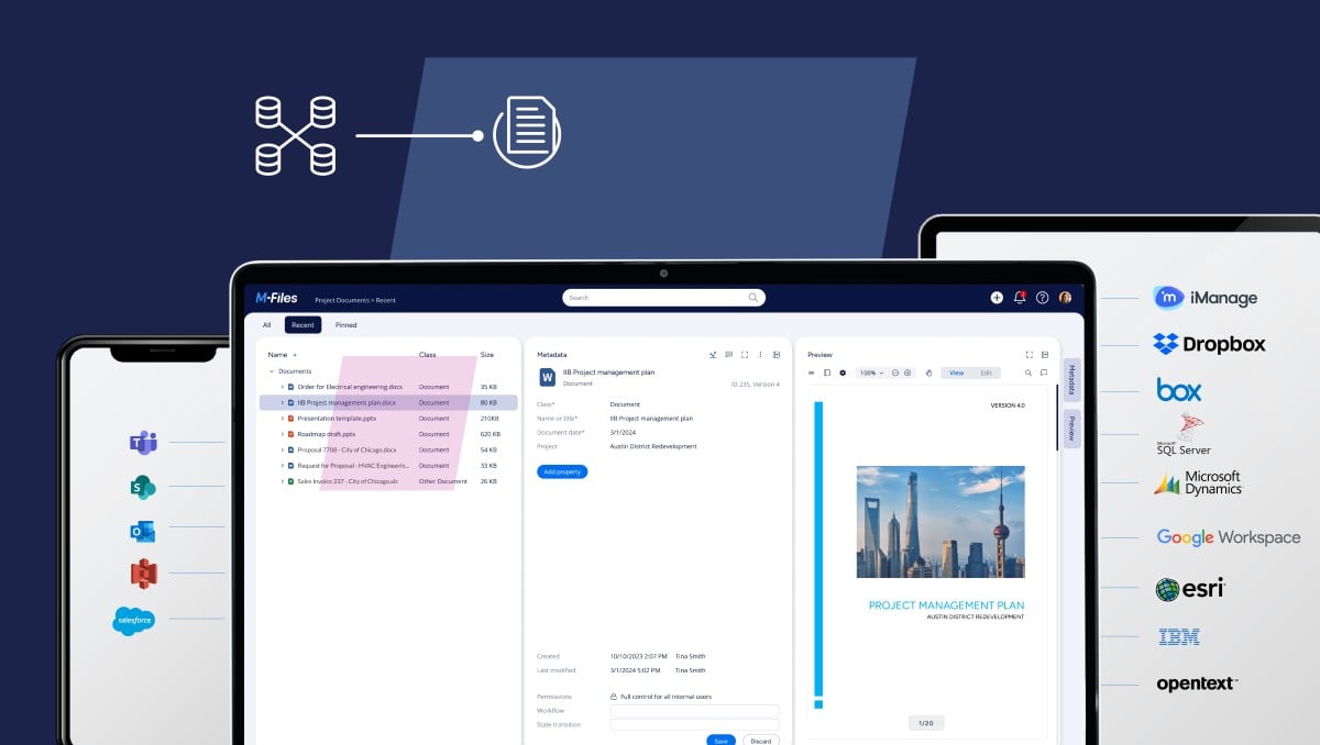 M-Files | Streamline Document Automation | Your Metadata-Driven Document Management Solution